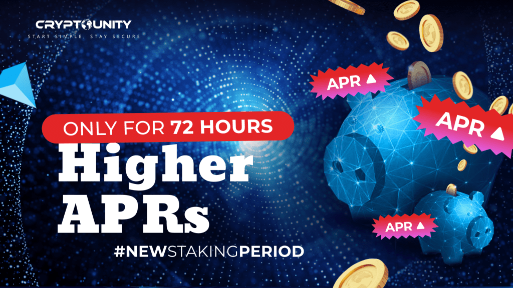 NEW STAKING PERIOD IS LIVE - CryptoUnity